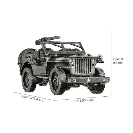 piececool Willys MB Jeep - Metal model kits