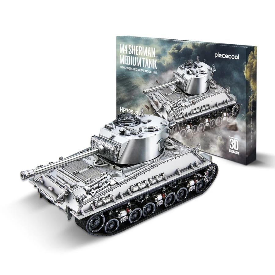 piececool M4 Sherman Medium Tank - Metal model kits