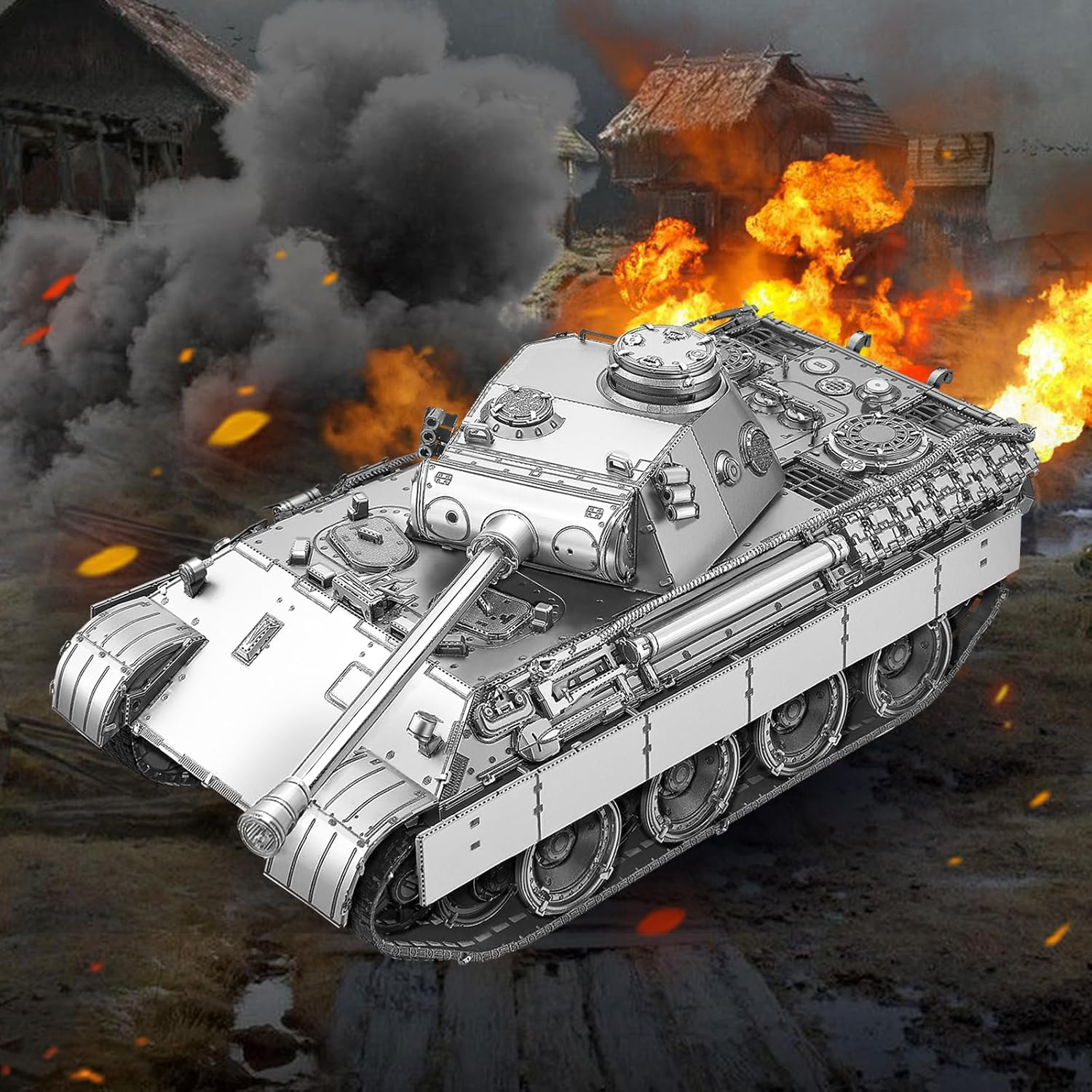 1:48 Panther D Tank - piececool US