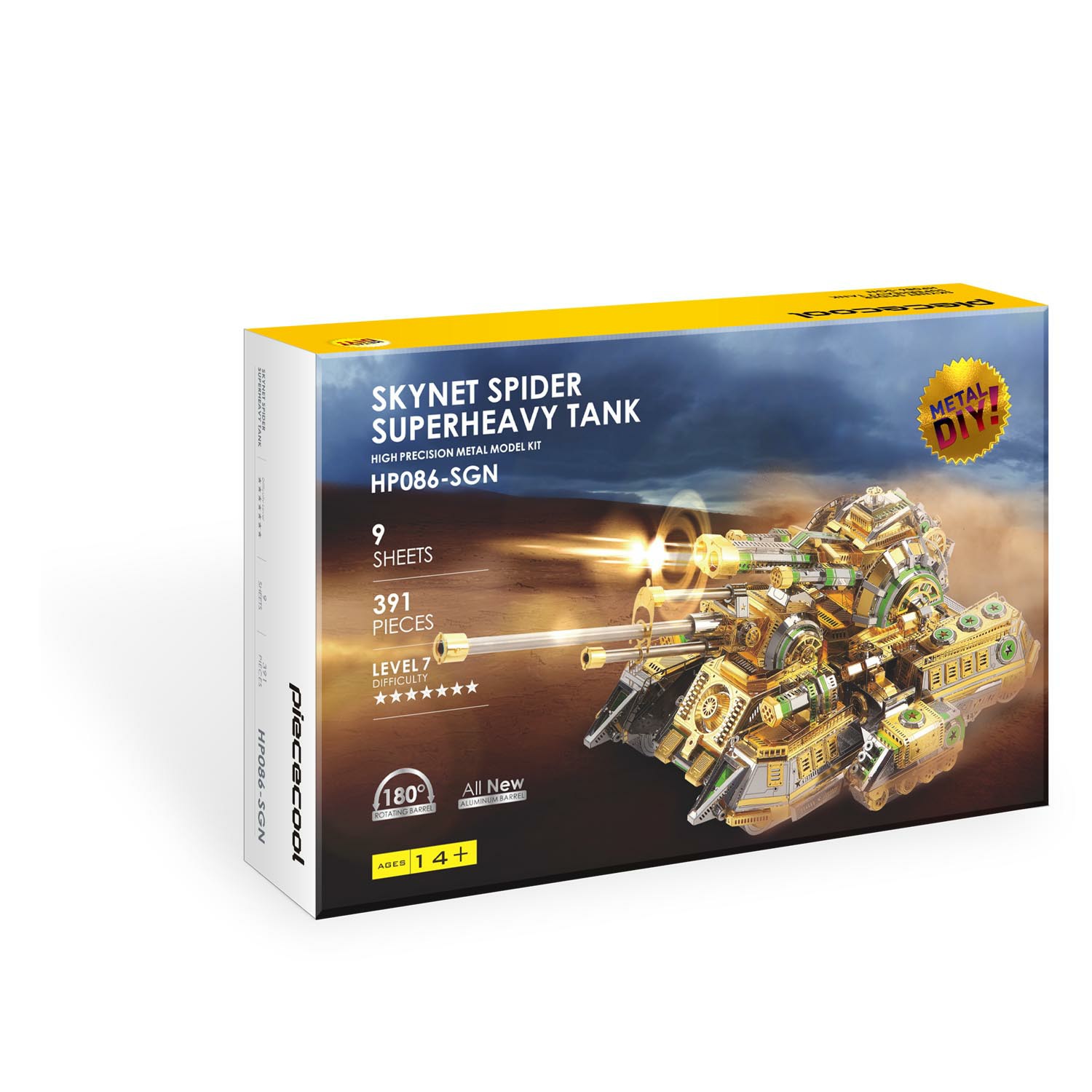 Skynet Spider Superheavy Tank - piececool Europe